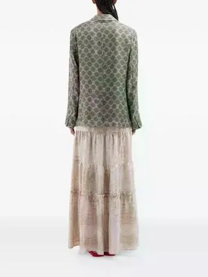 PIERRE-LOUIS MASCIA Geometric-pattern Blazer