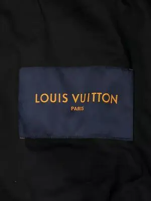 LOUIS VUITTON Monogram Embossed Leather Jacket