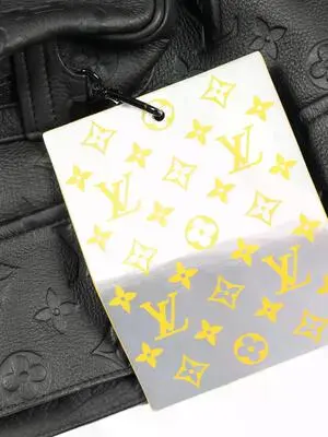 LOUIS VUITTON Monogram Embossed Leather Jacket