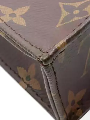 LOUIS VUITTON 2021 Petite Sac Plat Monogram Tote - Brown