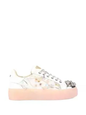 Kurt Geiger Crystal-embellished Sneakers
