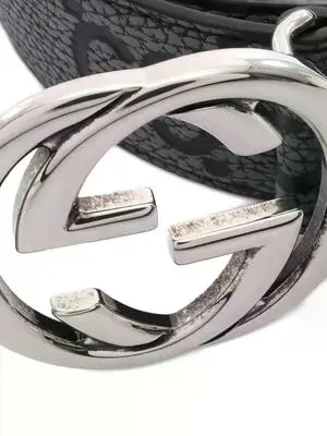 Gucci 2020s Interlocking G Leather Belt