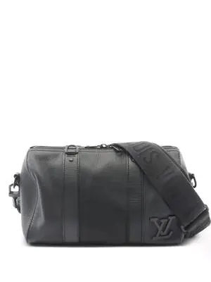 LOUIS VUITTON 2021s City Keepall Tote Bag - Black