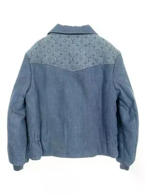 LOUIS VUITTON 2020 Monogram Padded Denim Jacket
