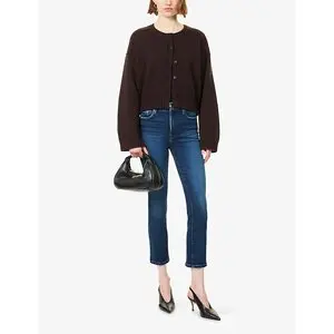 Good American Straight-leg Stretch-denim Jeans - Indigo511