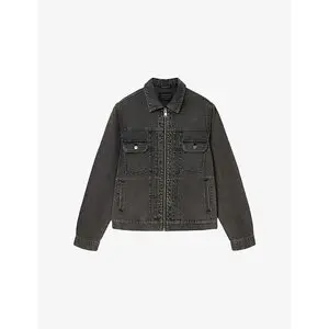 ALLSAINTS Brightmore Zip-up Denim Jacket