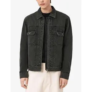 ALLSAINTS Brightmore Zip-up Denim Jacket