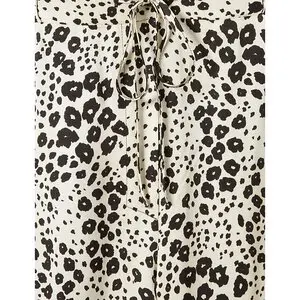 Claudie Pierlot Animal Print Satin Trousers