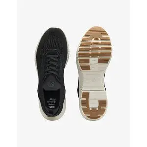 BOSS Knitted Lace-up Trainers - Black