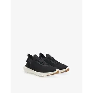 BOSS Knitted Lace-up Trainers - Black