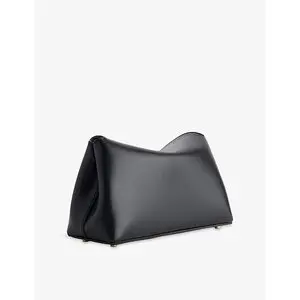 TOTEME T-lock Mini Leather Clutch - Black