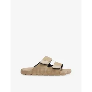 Hugo Branded Faux-suede Sandals