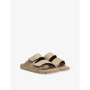 Hugo Branded Faux-suede Sandals