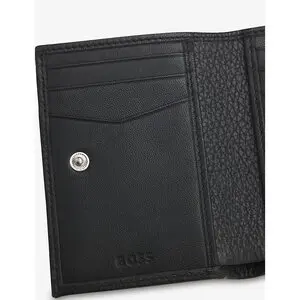 BOSS Zipped 6-slot Leather Wallet
