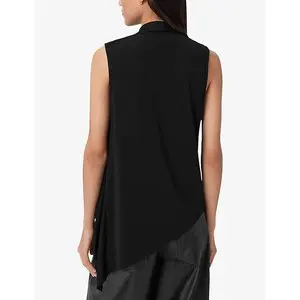 ALLSAINTS Adaline Wrap-neck Top
