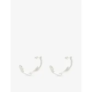 STEFF ELEOFF Drip 925 Sterling Hoop Earrings