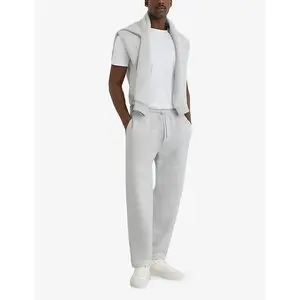 REISS Tanner Drawstring-waist Cotton-blend Jogging Bottoms