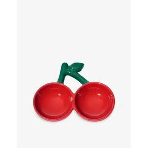 VETRESKA Cherry Ceramic Pet Bowl - One-color