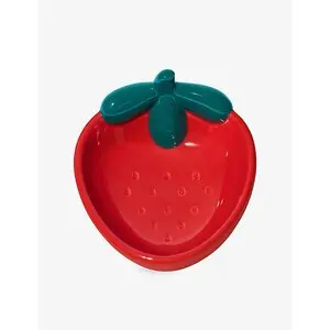 VETRESKA Strawberry Ceramic Pet Bowl - One-color