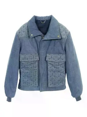 LOUIS VUITTON 2020 Monogram Padded Denim Jacket
