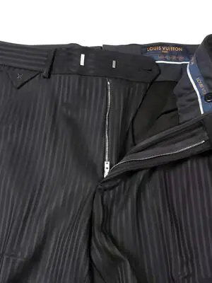 LOUIS VUITTON 2000s Stripe Single Breasted Suit