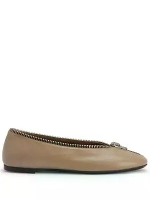 Giuseppe Zanotti Zip Up Flats For Women