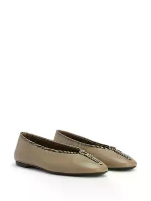 GIUSEPPE ZANOTTI Leather Ballet Flats