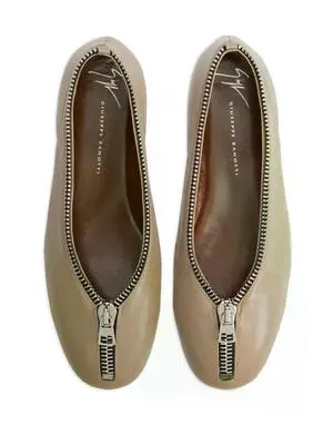 GIUSEPPE ZANOTTI Leather Ballet Flats