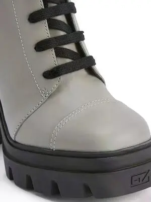 GIUSEPPE ZANOTTI 110mm Lace-up Ankle Boots