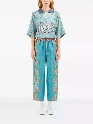 PIERRE-LOUIS MASCIA Floral Print Trousers