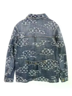 LOUIS VUITTON 2010s Monogram Denim Jacket