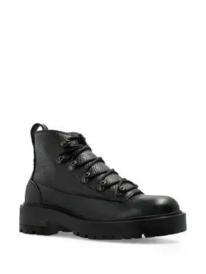 ALLSAINTS Grained Lace-up Mccoy Boots