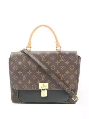 LOUIS VUITTON 2018 Marignan Patterned Satchel