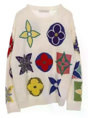 LOUIS VUITTON 2010s Flower Monogram Sweater