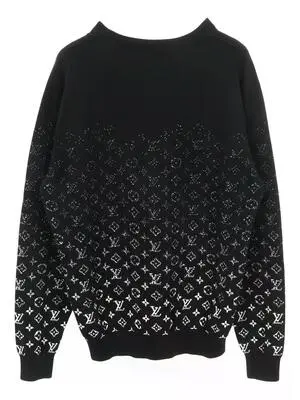 LOUIS VUITTON 2010's Monogram Gradient Knit Sweater