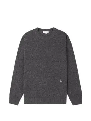 SPORTY & RICH Logo Sweater - Grey