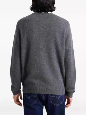 SPORTY & RICH Logo Sweater - Grey
