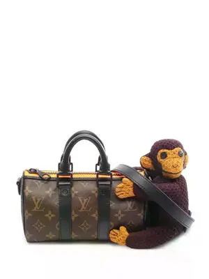 LOUIS VUITTON Xs Keepall Monkey Puppet Handbag - Brown