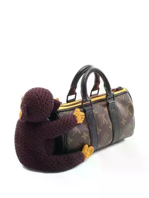 LOUIS VUITTON Xs Keepall Monkey Puppet Handbag