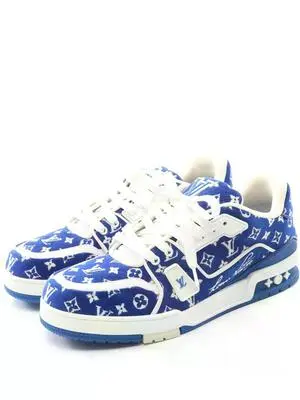 LOUIS VUITTON 2023 Marine Leather Sneakers