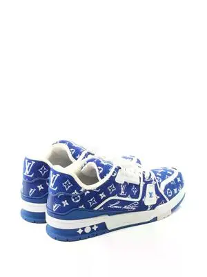LOUIS VUITTON 2023 Marine Leather Sneakers