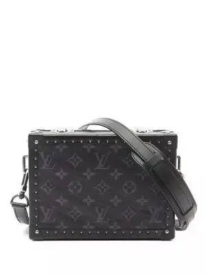LOUIS VUITTON Monogram Pattern Shoulder Bag - Black