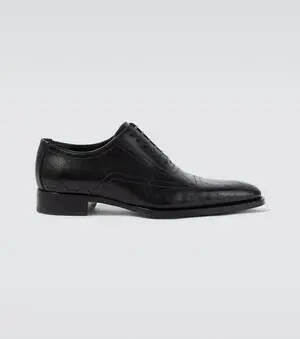 Gucci Gg Leather Derby Shoes