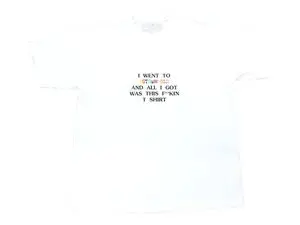 TRAVIS SCOTT I Went To Astroworld Tee Shirt - White