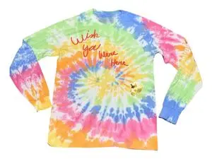 TRAVIS SCOTT Wish You Were Here Popcorn Long Sleeve Tee Shirt - Tie/dye