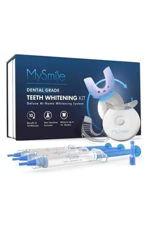 MYSMILE Teeth Whitening Kit With 5 Led Light - Blue