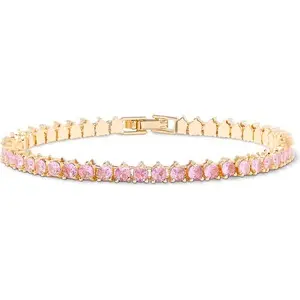 BROOK & YORK Isabella Birthstone Tennis Bracelet - Gold-oct