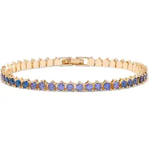 BROOK & YORK Isabella Birthstone Tennis Bracelet - Gold-sept