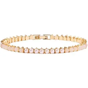 BROOK & YORK Isabella Birthstone Tennis Bracelet - Goldpril