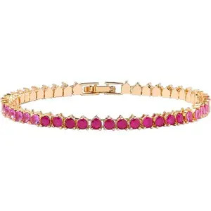 BROOK & YORK Isabella Birthstone Tennis Bracelet - Golduly